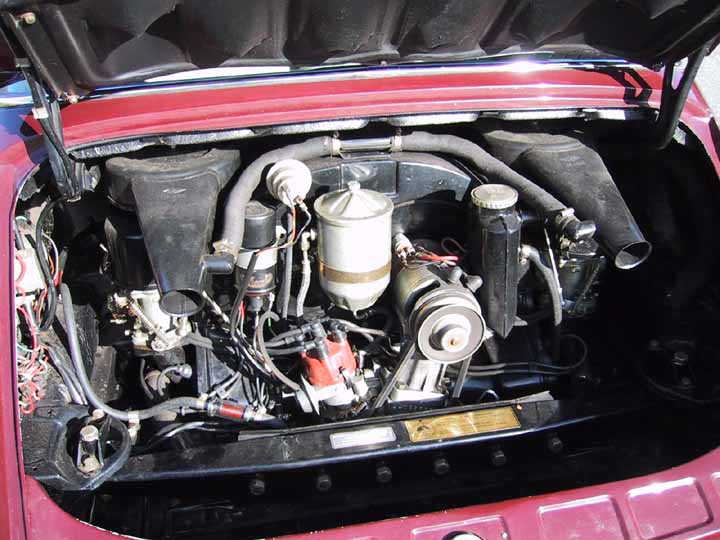 1969 Porsche 912 Targa Engine